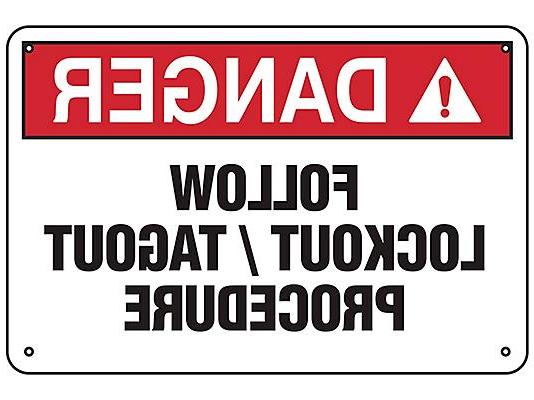 Follow Lockout / Tagout Procedure Sign – MidAtlas